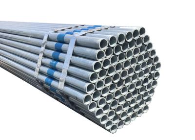 China Hot Dip Galvanized Round Steel Pipe 20mm-508mm OD ERW Steel Tube for Greenhouse Construction for sale