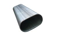 China Galvanized Welded Flat Oval Steel Tube 0.2mm-2.5mm Thickness S235J S355J Material 10x20-40x80mm Size for sale