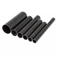 China ERW Black Steel Pipe 12.7-406mm OD with Q195-Q345 Material for Construction and Waterworks Applications for sale