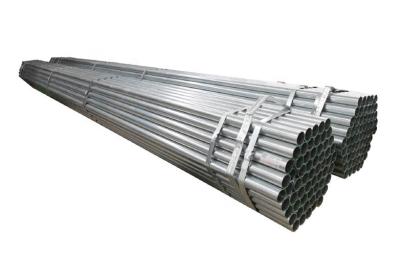 China BS Pre Galvanized Round Steel Pipe Hot Dipped Galvanised Scaffold Tube 48.3mm OD ASTM for sale
