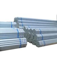 China Q345 Galvanized Welded Steel Pipe 20-219mm OD with 40-275g/m² Zinc Coating for Structural Applications for sale