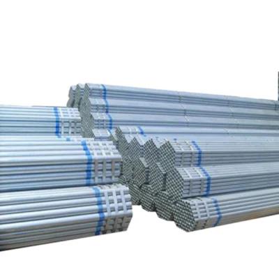 China Q345 Galvanized Welded Steel Pipe 20-219mm OD with 40-275g/m² Zinc Coating for Structural Applications for sale