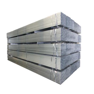 China 7.5mm Galvanized Steel Square Tube 20x20mm to 500x500mm with 200-600g/m² Zinc Coating for Construction for sale