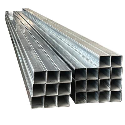 China Galvanized Square Steel Pipe 20x20mm to 600x600mm with 1-12mm Wall Thickness for Construction and Structural Applications for sale