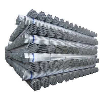 China ASTM Galvanized Steel Round Tube 20-508mm OD 1-12mm Wall Thickness for Building Construction for sale