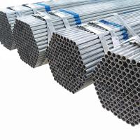 China ISO9001 Galvanized Steel Tube 15-600mm OD ERW Welded with 200-400g/m² Zinc Coating for sale