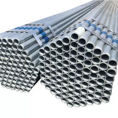 China ERW Galvanized Round Steel Tube 20-508mm OD 1-12mm Wall Thickness ST35 ST37 ST42 Grade for Animal Husbandry for sale