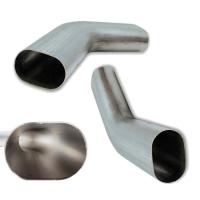 China Q345 Flat Oval Steel Tube 0.5-2.0mm Cold Rolled Welded Pipe for Construction and Railings for sale