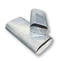 China Q345 Mild Steel Flat Oval Tube for Railings - 0.5mm to 30mm Wall Thickness, 6m Standard Length for sale