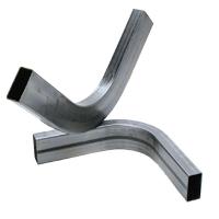 China 0.5mm Bending Galvanized Steel Pipe Q195 Q345 Brushing Polishing Vacuum Plating Custom CNC Tube Bending Service for sale