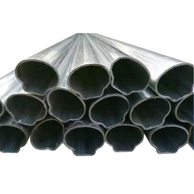 China DIN JIS Gi Shape Steel Pipe 1m-12m Thick Wall ERW Q235 Q345 Oval Tube for sale