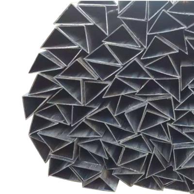 China Pre Gi Triangular Steel Tubing GB API Black Paint Q195 Mild Steel for sale
