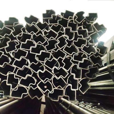China Galvanized Deformed Steel Pipe 0.5-20mm Thickness for Greenhouse & Farm Applications ASTM A53 A369 for sale