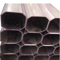 China Pre Galvanized Flat Oval Steel Tube 0.5mm-20mm Wall Thickness Q235 Q345 for Greenhouse Construction for sale