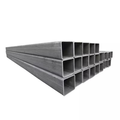 China Black Square Steel Pipe Hollow Section ERW Welded Carbon Steel Pipe 10x10 to 400x400 mm for sale