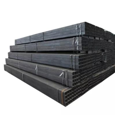 China ERW Welded Black Square Steel Pipe Q235B 16x16-250x250mm for Structural Use for sale