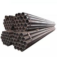 China ERW Black Square Steel Pipe A53 A106 SS400 0.3mm-5mm Thickness for Construction for sale