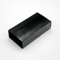 China GI Weld Black Steel Pipe 10x10-600x600mm OD 5.8-12m Length Plained Beveled Ends for sale