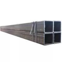 China GB Hot Rolled Black Steel Pipes 0.8mm-20mm Thickness Square Rectangular ERW Tube for sale