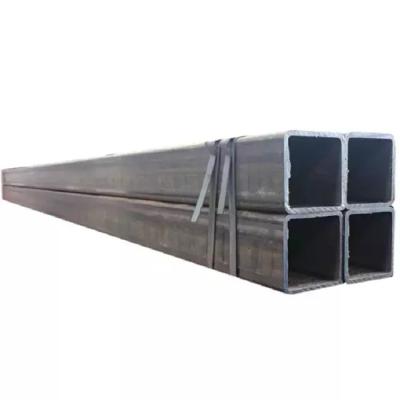 China GB Hot Rolled Black Steel Pipes 0.8mm-20mm Thickness Square Rectangular ERW Tube for sale