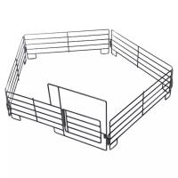 China Galvanized Portable Livestock Fence Panel 1m-12m Length with 1.6mm-2.0mm Steel Thickness for Cattle Horse Corral for sale
