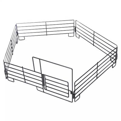 China Galvanized Portable Livestock Fence Panel 1m-12m Length with 1.6mm-2.0mm Steel Thickness for Cattle Horse Corral for sale