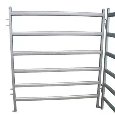 China Welded Galvanized Steel Pipe Fence Panels 1.8x2.1m A53 for Cattle Horse Sheep Corral Farm for sale