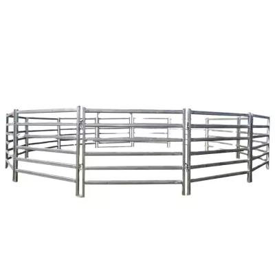 China CE ISO Portable Livestock Fence Panels 1.8m×2.1m with 1.6mm-2.0mm Galvanized Steel Construction for sale