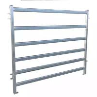 China Galvanized Horse Fencing Panel 2.4m x 1.2m Livestock Corral Welded Farm Fence for sale