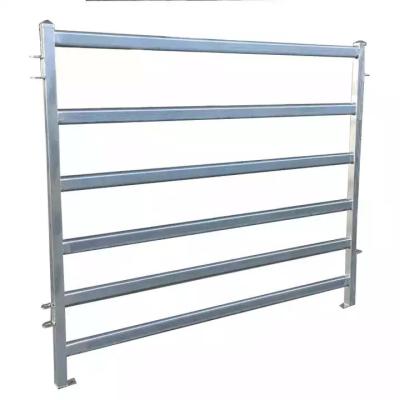 China Galvanized Horse Fencing Panel 2.4m x 1.2m Livestock Corral Welded Farm Fence for sale