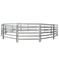 China Galvanized Livestock Fencing Panel 40x40mm Rail - 1.6m to 1.8m Height for Horse, Sheep & Cattle for sale
