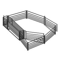 China Hot Dipped Galvanized Cattle Fence Panel 1m-1.8m Height 2.1m-2.9m Length Livestock Fencing for sale