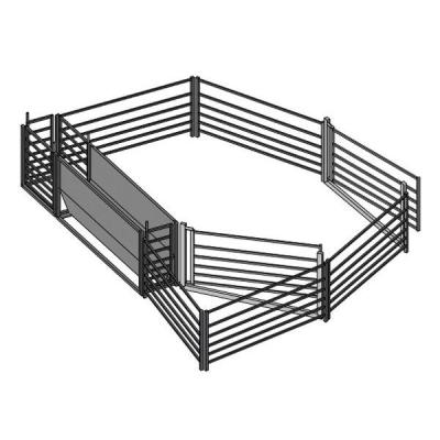 China Hot Dipped Galvanized Cattle Fence Panel 1m-1.8m Height 2.1m-2.9m Length Livestock Fencing for sale