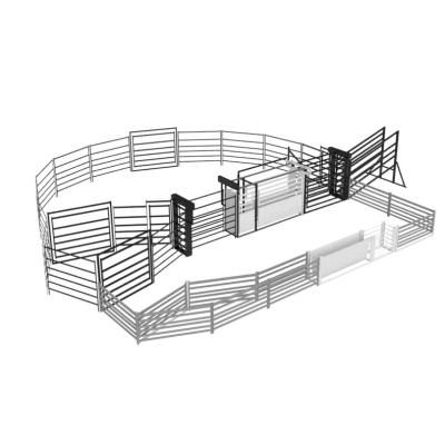 China Hot Dipped Galvanized Livestock Fence Panels 1.8m x 2.1m Cattle Corral for sale