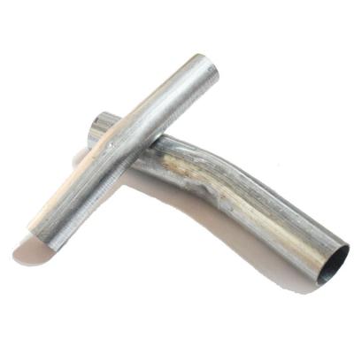 China Galvanized Steel Greenhouse Pipe Connectors for Hoop House Frames - Q235/Q345 Grade with Hot-Dip Coating for sale
