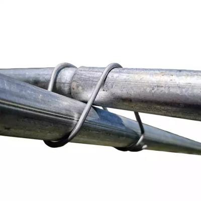 China 1.5mm 2mm Spring Clip Greenhouse Steel Components Q235 Q345 Grade for Multi-Span Film Structures for sale