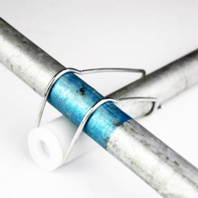 China Hot-Dip Galvanized Greenhouse Spring Clips - Corrosion Resistant Steel Pipe Connectors for Film Structures for sale
