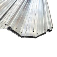 China Galvanized Steel Rain Gutters 1.5mm/2.0mm Thickness 4m-6m Length for Multi-Span Greenhouse Drainage for sale