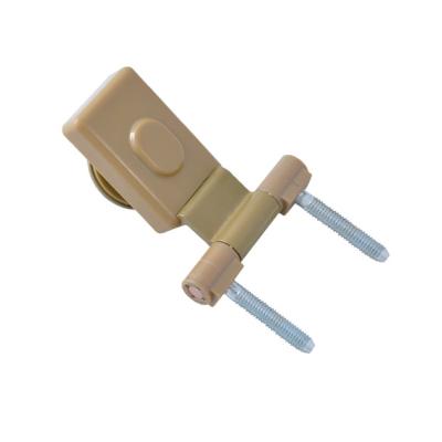 China ISO Heavy Duty Glass Shower Door Hinges 2600pcs MOQ with Chrome Yellow Brown White Finishes for Sauna Applications for sale