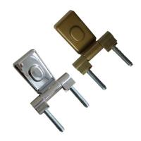 China Alloy Steel Sauna Glass Door Hinges with Chrome Yellow Surface - 3000 pcs MOQ, 7-15 Day Delivery for sale