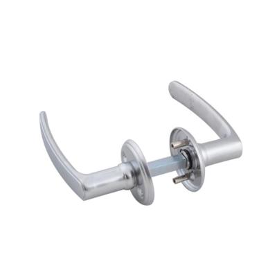 China AISI 304 Stainless Steel Door Handle with 6.5mm Rose Design and Chrome Finish for Wooden Doors - Zinc Alloy Construction for sale