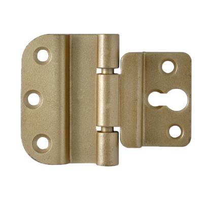 China 2mm Adjustable Steel Door Hinge with Zinc Chrome Powder Coating - 98mm Size for Wooden & Glass Doors for sale