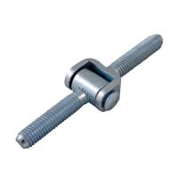 China European Style Zinc Alloy Door Hinge M8x35/12 for 6.4-6.8mm Holes - Powder Coated Finish for sale