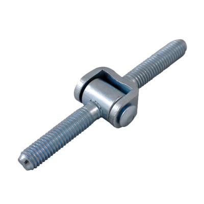 China European Style Zinc Alloy Door Hinge M8x35/12 for 6.4-6.8mm Holes - Powder Coated Finish for sale