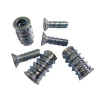 China Custom Iron Zinc Door Hinge Screws with Yellow Brown Powder Coating - European Style for Wooden Doors & Windows for sale
