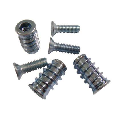 China Custom Iron Zinc Door Hinge Screws with Yellow Brown Powder Coating - European Style for Wooden Doors & Windows for sale