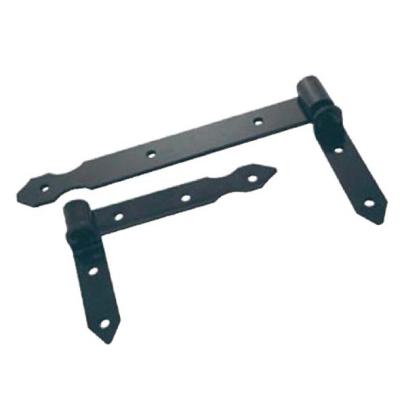 China Zinc Powder Coated Alloy Steel Gate Hinges Black Customizable 3500 pcs MOQ for sale