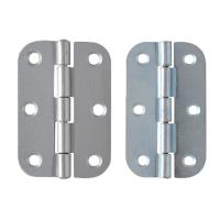 China Powder Coated Mild Steel Door Hinges 63.5mm x 37mm with 180-Degree Opening and Rust Proof Finish for sale