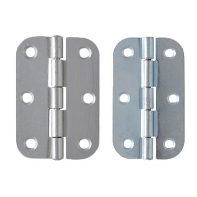 China Powder Coated Mild Steel Door Hinges 63.5mm x 37mm with 180-Degree Opening and Rust Proof Finish for sale