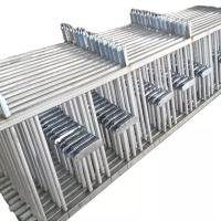 China 3mm Thick Hot-Galvanized Cow Head Lock Panel - 1.8m/1.6m Height with Adjustable 0.4-1.2m Feeding Space for sale